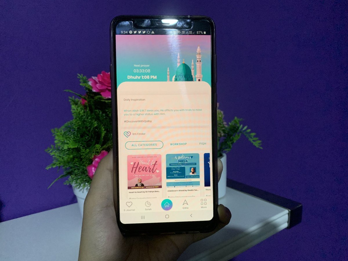 Muat Turun Aplikasi Qalby Untuk Ketahui Waktu Solat Dengan Tepat
